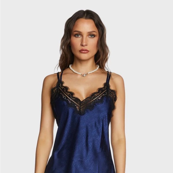 Victoria's Secret | Intimates & Sleepwear | Victorias Secret Blue Black ...
